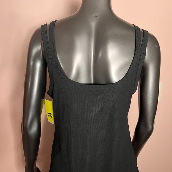 all in motion | Tops | Nwt Fitted Athletic Double Strapped Black Tank ...